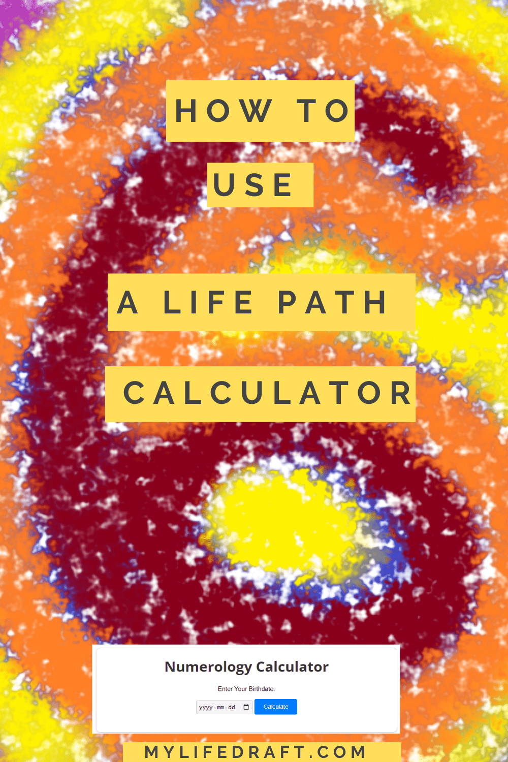 Numerology Life Path Calculator — MyLifeDraft