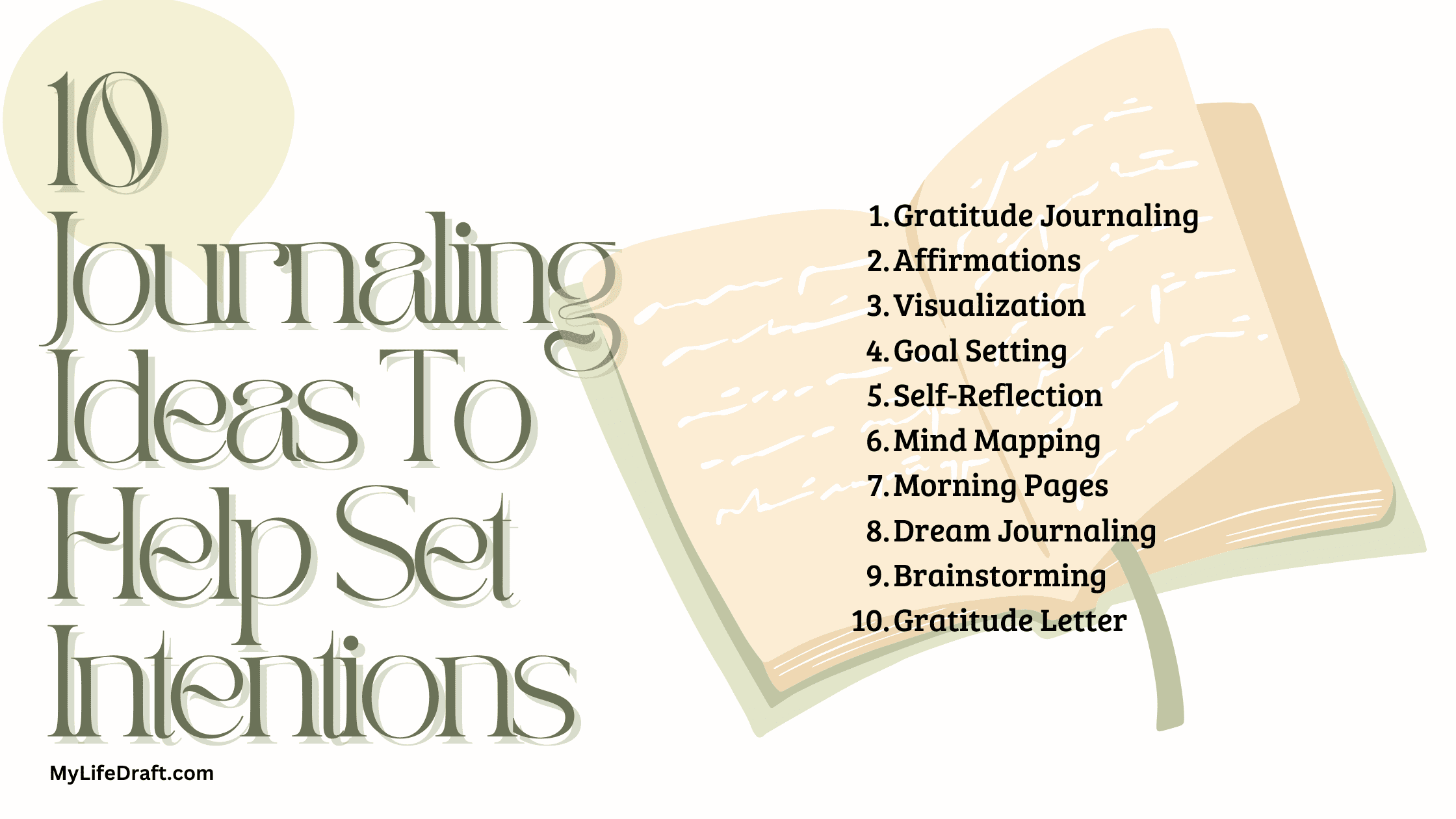 Explore 10 Journaling Ideas To Help Set Intentions — MyLifeDraft