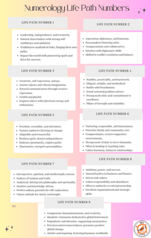 Numerology Numbers: Discover Your Life Path — MyLifeDraft